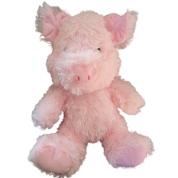 Kellytoys | Toys | Nwt Kelly Toys Pink Fluffy Pig Plush Stuffed Animal ...